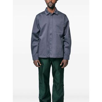 GR10K Gr10K, Homme, Chemises, Gris, Taille: L Chemise &agrave; poche poitrine