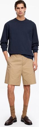 Arket Lockere Twillshorts -Beige