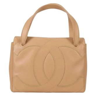 Chanel Pre-owned Vintage Lederhandtasche - - Pre-owned - Damen - Beige - ONE SIZE