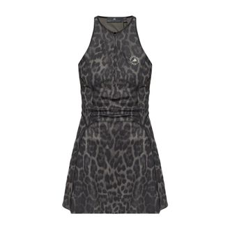 adidas by Stella McCartney Robe dentra&icirc;nement imprim&eacute;e - Femme - Sport - Gris - Taille: 36 FR