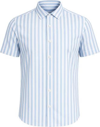 Ted Baker Arschot Streifen Herren Blaues Hemd