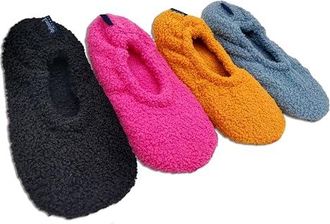 De Fonseca Les Spongneuses Chaussons pour femme de parquet, ballerines en mousse lavables pour maison, voyage et invités, 3 paires 37 39 41, Taille unique
