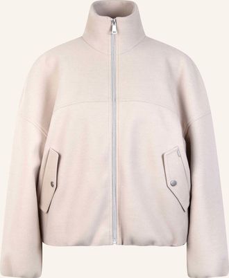 White Label Jacke Blouson In Wolloptik beige
