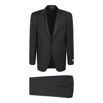 Canali Herren, Anz&uuml;ge, Schwarzk, LGr&ouml;&szlig;e