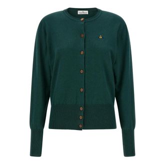 Vivienne Westwood Femme, Pulls, Vert, Taille: 38 FR Bea Cardigan