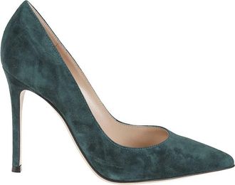 Gianvito Rossi Hohe Schuhe - Soft Suede Calfskin Pumps - Gr. 35 (EU) - in Grau - für Damen