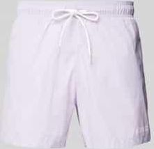 HUGO BOSS Relaxed Fit Badeshorts mit Label-Print Modell HAITI