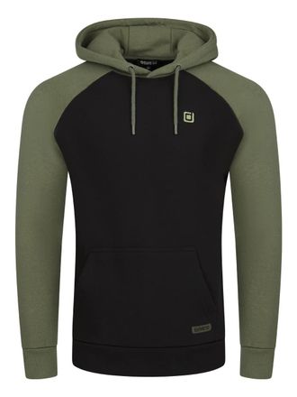Riverso Herren Kapuzenpullover RIVNino Hoodie Sweatshirt Pullover Kapuze K&auml;ngurutaschen Regular Fit Baumwolle Schwarz 4XL, Gr&ouml;&szlig;e:4XL, Farbe:Black