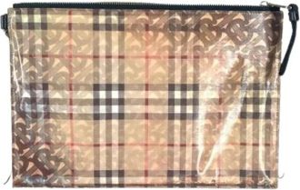 Burberry unisex, Pre-owned, Beige, Taille: ONE Size Sac pochette Pre-owned