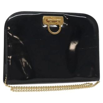 Ferragamo Pre-owned Cuir sacs-ports-paule - Femme - Pre-owned - Noir - Taille: ONE Size