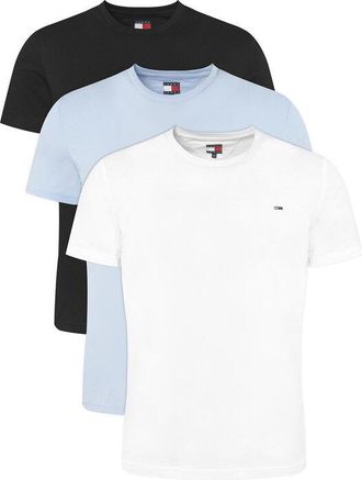 Tommy Jeans T-Shirt-Set 3 Pack DM0DM21579 Bunt Slim Fit