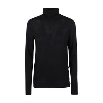 Michael Kors Damen, Strickwaren, Schwarzk, MGr&ouml;&szlig;e