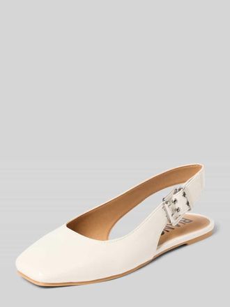 Bianco Slingback-Ballerinas mit Dornschlie&szlig;e