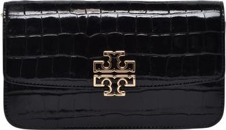 Tory Burch Femme, Accessoires, Noir, Taille: ONE Size Britten Chain Wallet