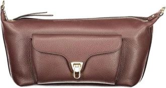 Coccinelle Umh&auml;ngetasche aus Leder mit Schlossverschluss - - Bags - Damen - Braun - ONE SIZE