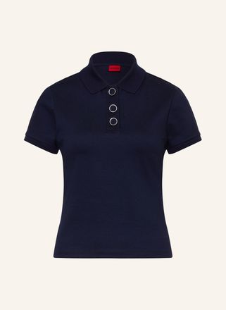 HUGO BOSS Hugo Jersey-Poloshirt Dereyel blau