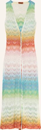 Missoni Strickkleid Mit Glitzergarn blau