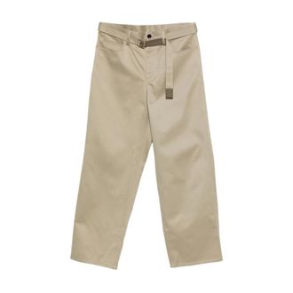 sacai Herren, Hosen, Beige, MGr&ouml;&szlig;e