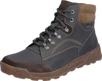 Josef Seibel Herren Schnürstiefeletten Raymond 02,Weite H (Weit),Wechselfußbett,Kurzstiefel,uebergangsschuhe,Grün (Tanne-Kombi),42 EU