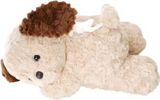 Generic Taschentuchhalter f&uuml;r Auto, Hund, Taschentuchhalter f&uuml;r, Pl&uuml;sch, Tasche f&uuml;r Taschent&uuml;cher f&uuml;r weiche Tiere, Cartoon-Auto-T&uuml;cherbox, Tuchhalter