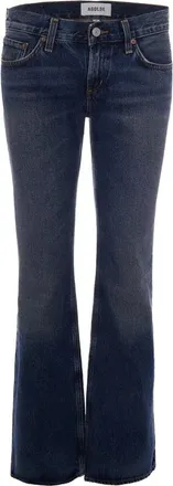 A Gold E Faded-effect Flared-leg Jeans