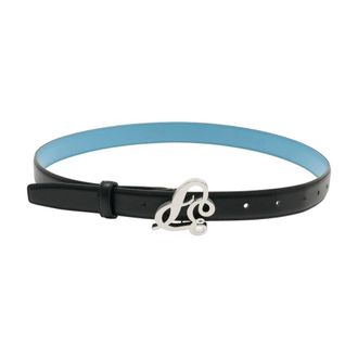 3.Paradis 3P Cursive Logo Small Belt - - Accessories - Damen - Schwarzk - L