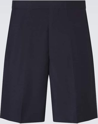 Prada Bermuda-Shorts aus Wolle und Mohair