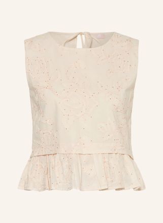 Liu Jo Liu Jo Top Mit Pailletten weiss