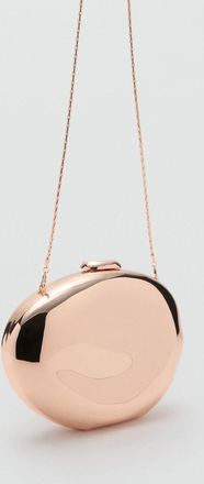 Mango Pochette ovale or - Femme - Taille unique - MANGO