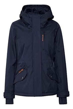 Oxmo OXBellissa Veste dhiver doublée à capuche pour femme, Insignia B (791991)., M