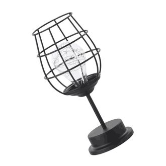 OSALADI Nachtlicht Drahtk&auml;fig-tischlampe Industrielle Nachttischlampe Nachtlampe Aus Eisen Drahtk&auml;fig-led-lampe Tischleuchte Aus Metalldraht Drahtkorblampe Le