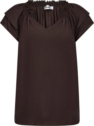 Co'Couture Femme, Blouses et Chemises, Brun, Taille: 38 FR Sunrise Top