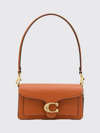 Coach Sac port&eacute; &eacute;paule Tabby en cuir grain&eacute; &agrave; monogramme avec fermoir &agrave; rabat