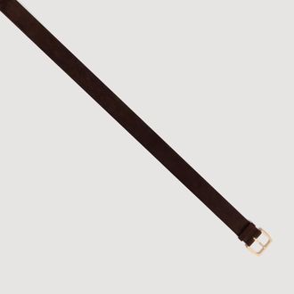 Sandro Ceinture cuir &agrave; boucle m&eacute;tallique
