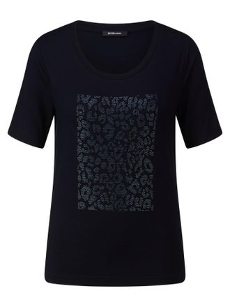 Peter Hahn Rundhals-Shirt Peter Hahn blau