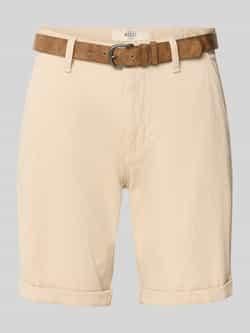 Redefined Rebel Bermudas mit G&uuml;rtel und Eingrifftaschen Modell NEBRASKA