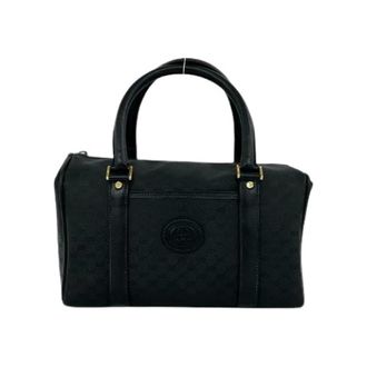 Gucci Sac &agrave; main en cuir Micro GG Pre-owned - Femme - Pre-owned - Noir - Taille: ONE Size