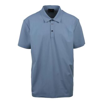 Peuterey Polo Tessuto Tecnico - - Tops - Herren - Blau - M
