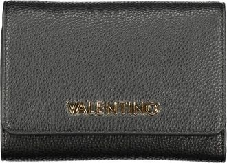 Mario Valentino Femme, Accessoires, Noir, Taille: ONE Size Portefeuille &agrave; ouverture livre