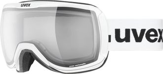 Uvex downhill 2100 VP X - Skibrille für Damen und Herren - selbsttönend - polarisiert - white/vario-pola - one size