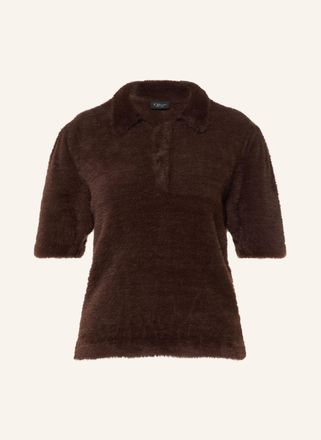 s.Oliver Black Label S.Oliver Black Label Strick-Poloshirt braun