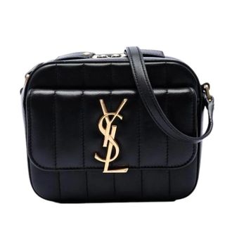 Saint Laurent Pre-owned Sac Bandouli&egrave;re Toy Vicky - Femme - Pre-owned - Noir - Taille: ONE Size