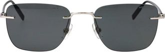 Montblanc Mb0470S Sonnenbrille - - Accessories - Herren - Grau - 56 MM
