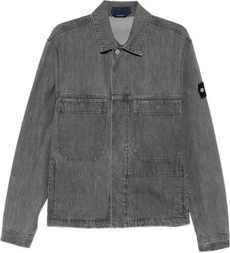 Stone Island Manteau Long - Gris