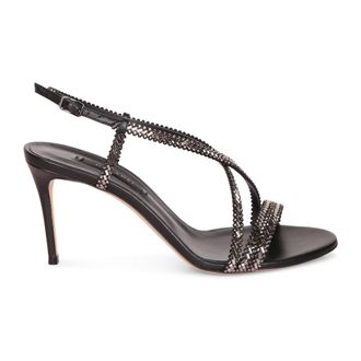 Casadei Femme, Chaussures, Noir, Taille: 37 1/2 EU Sandales &agrave; talons hauts