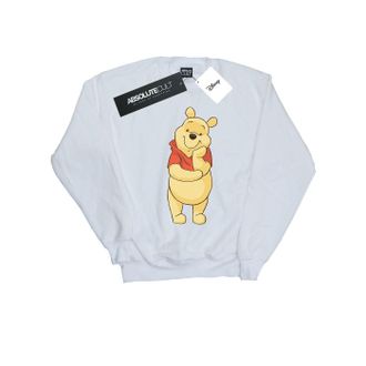 Disney Winnie The Pooh Cute Sweatshirt f&uuml;r Herren (Wei&szlig;)