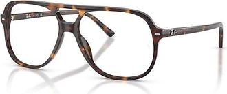 Ray-Ban Bill Optics Havana Fassung Klar Glas Polarisiert 56-14