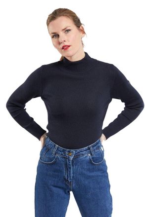 Armor Lux Damen Combourg aus Merino Wolle Pullover, Rich Navy, 44