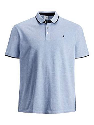 Jack & Jones Jack & Jones Jjepaulos Polo SS Plus T-Shirt pour Homme, Bright Cobalt 1, XXL