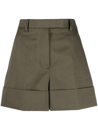 Thom Browne short en sergé - Vert